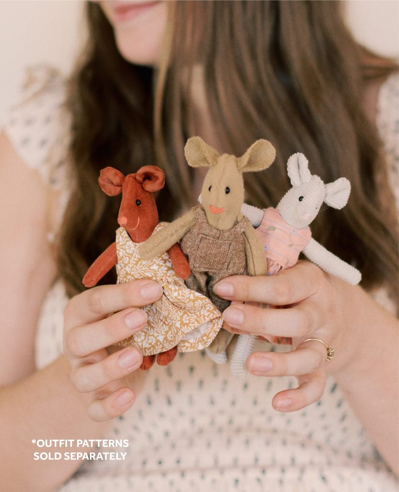 5.5" Mouse PDF Sewing Pattern & Instructions – Mama Roar